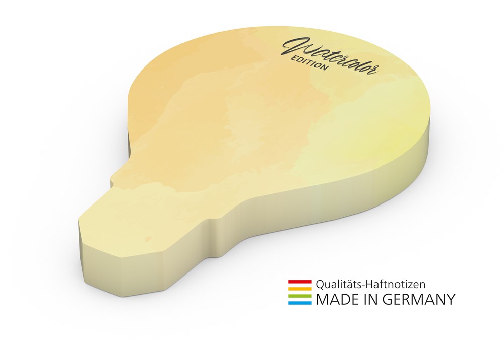 Form aus 100 x 72 mm inkl. 4C-Druck | auf den Haftnotizen, einseitig ...